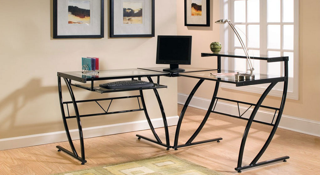 Z Line Belaire Glass L Shaped Computer Desk Review